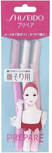 SHISEIDO PREPARE Japan Face Eyebrow Facial Safety Hair Shaving Removal ...
