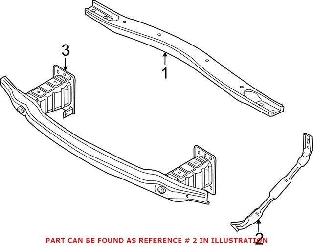 BMW 51717159587 Genuine OEM Factory Original Center C'member for sale ...