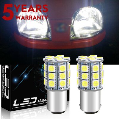 2 Bright 1156 LED light bulbs for KUBOTA B7200HSTD B7200HSTE headlights ...
