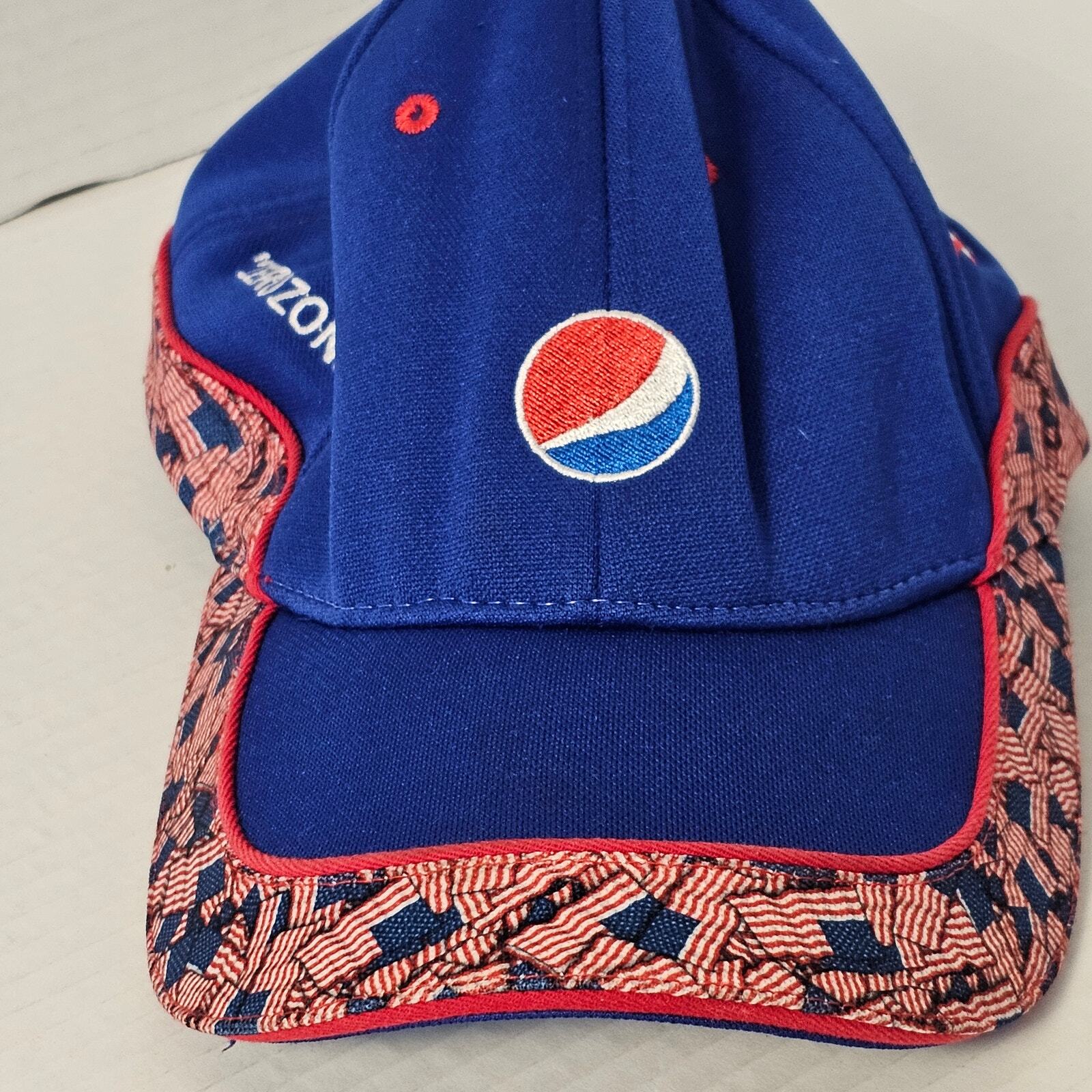 Pepsi Safety First Zero Zone American Flag Strap Back… - Gem