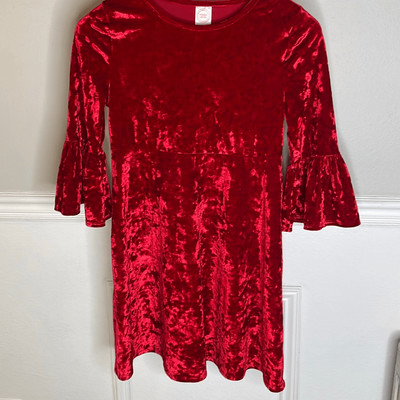 Wonder nation, red velvet youth dress | eBay