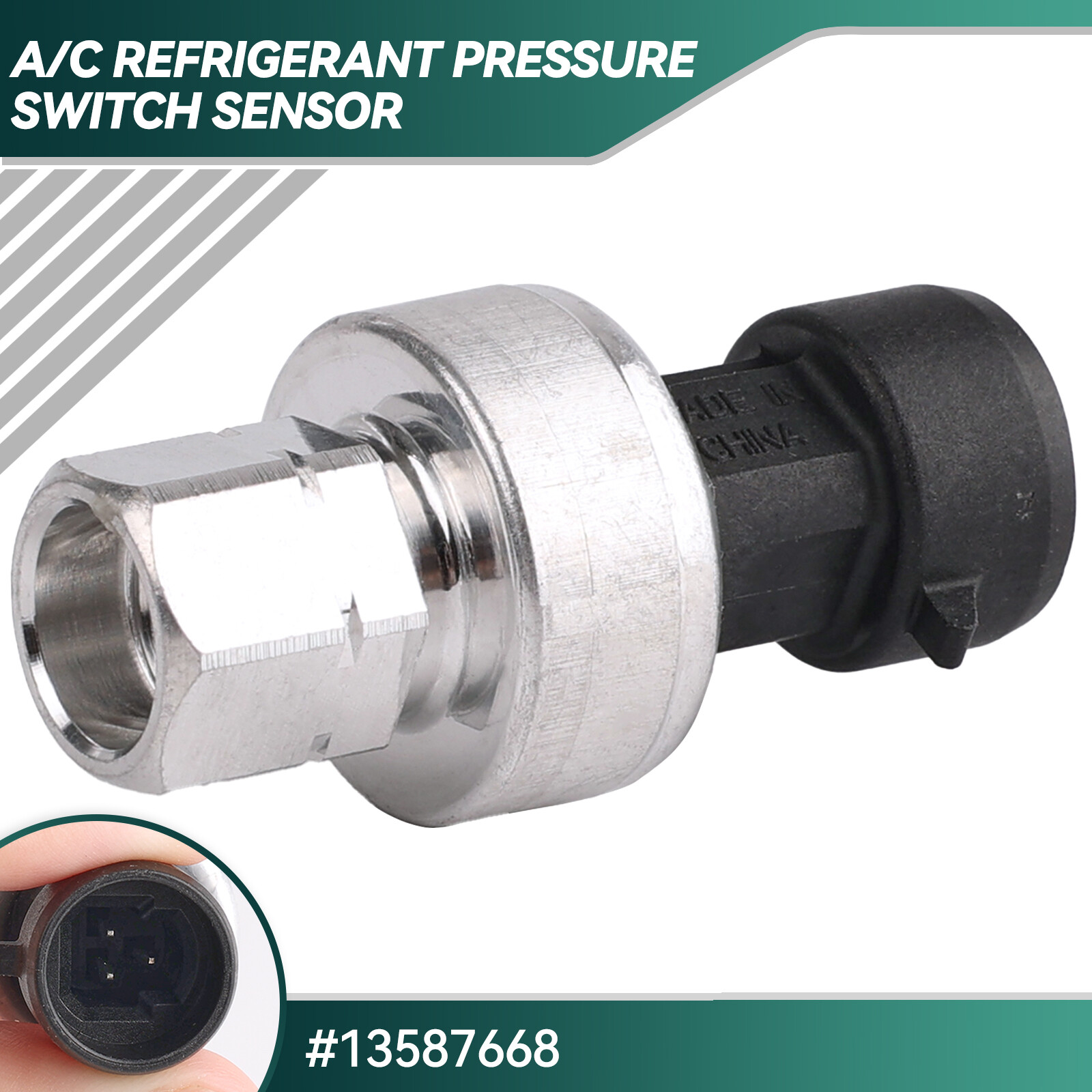 13587668 A/C Refrigerant Pressure Switch Sensor for GM Buick Chevrolet ...