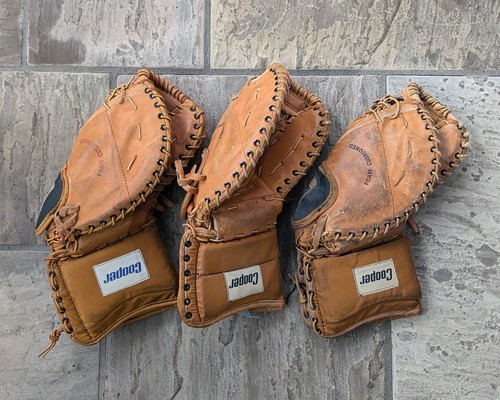 Vintage Cooper GM12 Goalie Trapper Gloves (Left Hand) *LOT OF 3* | eBay