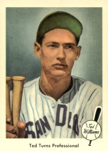 2004 Fleer National Pastime #6 Ted Williams 1959 Ted Williams Reprint ...