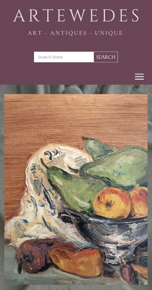 Harry Bloomfield 'The English Cézanne' - oil on canvas still life c ...