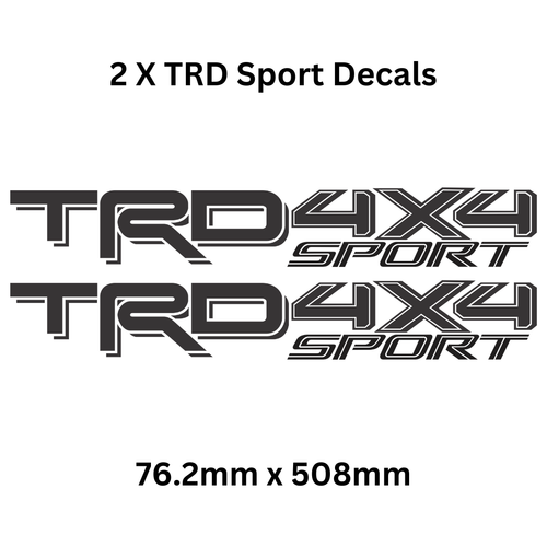 TRD 4x4 OFF ROAD Decal Set for Toyota Tacoma Tundra Truck 4WD Bedside ...