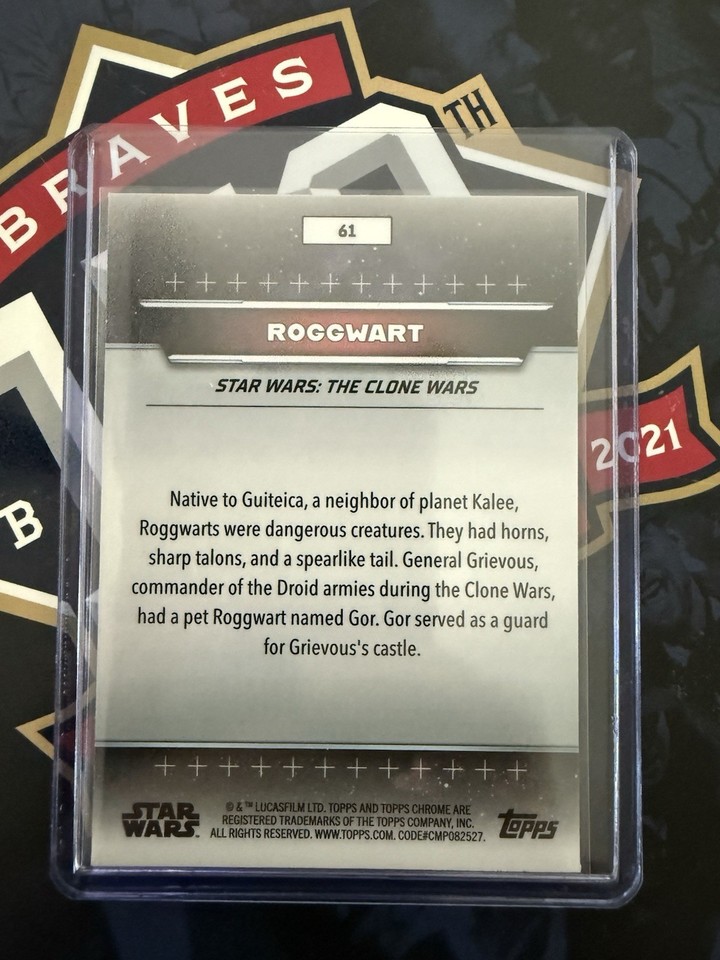 2024 Chrome Star Wars Hyperspace - Roggwart - Galactic Dust Refractor ...