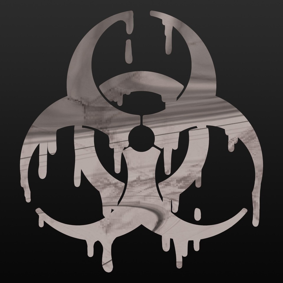 Biohazard Sticker - Dripping Biohazard Decal | eBay
