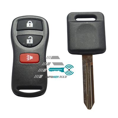 New Keyless Entry Remote Fob & Chip Transponder Car Key for Nissan ...