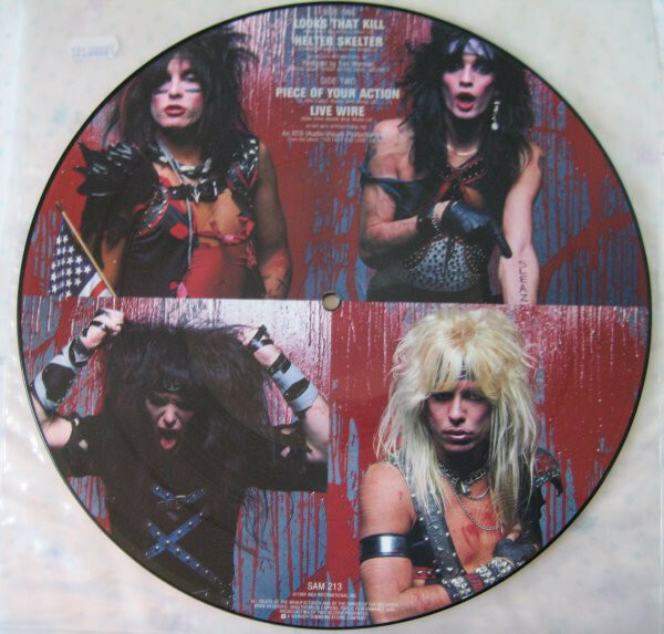Motley Crue ‎– Looks That Kill (1984) Elektra ‎– SAM 213 picture disc ...