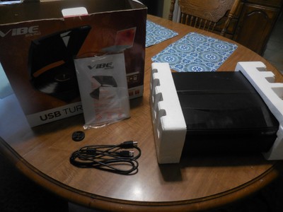 VIBE VS-20-1 Sound USB Turntable Converts Records & LPs Computer and ...