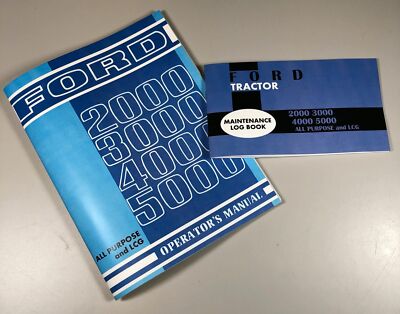 Ford 2000 3000 4000 5000 Tractor Operators Owners Manual All Purpose ...