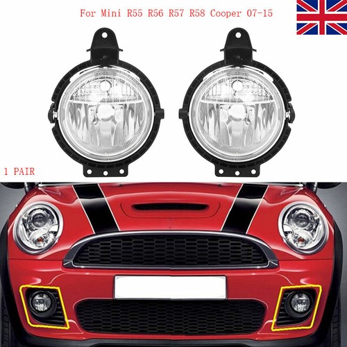 Pair Car Front Bumper Fog Light Lamp For BMW Mini R55 R56 R57 R58 R59 ...