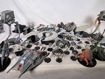 Star Wars Miniatures Starship Battles RPG Game WOTC Ships & Vehicles ...
