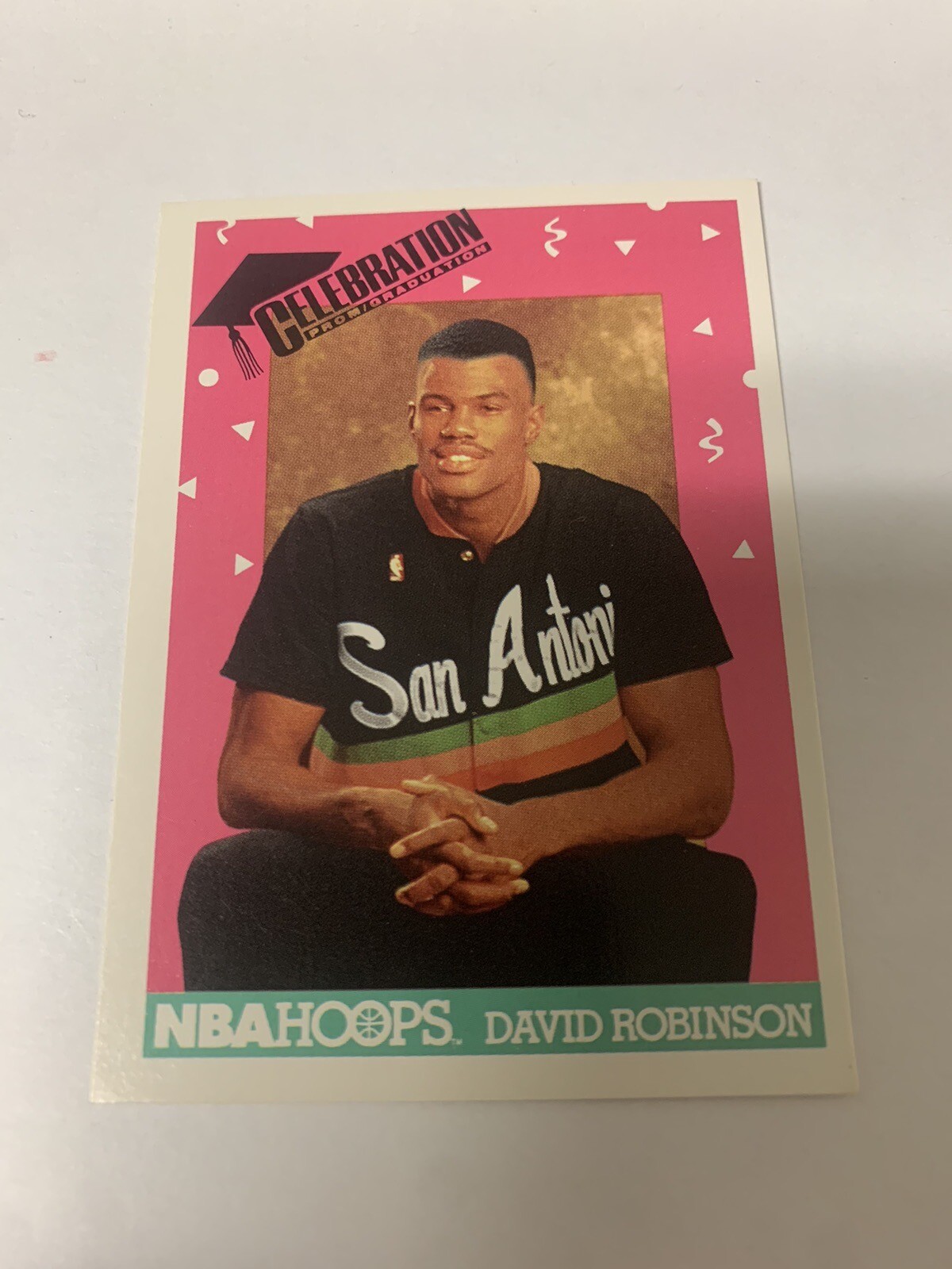 1991 NBA Hoops Celebration Prom/Graduation David Robinson San Antonio ...