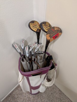 Wilson Patty Berg Cup Defender Golf Set 1w,3w,5w,4-PW+Putter, With Bag ...