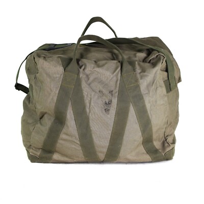 Genuine German army olive flyer's kit flight pilot bag parachute pack ...