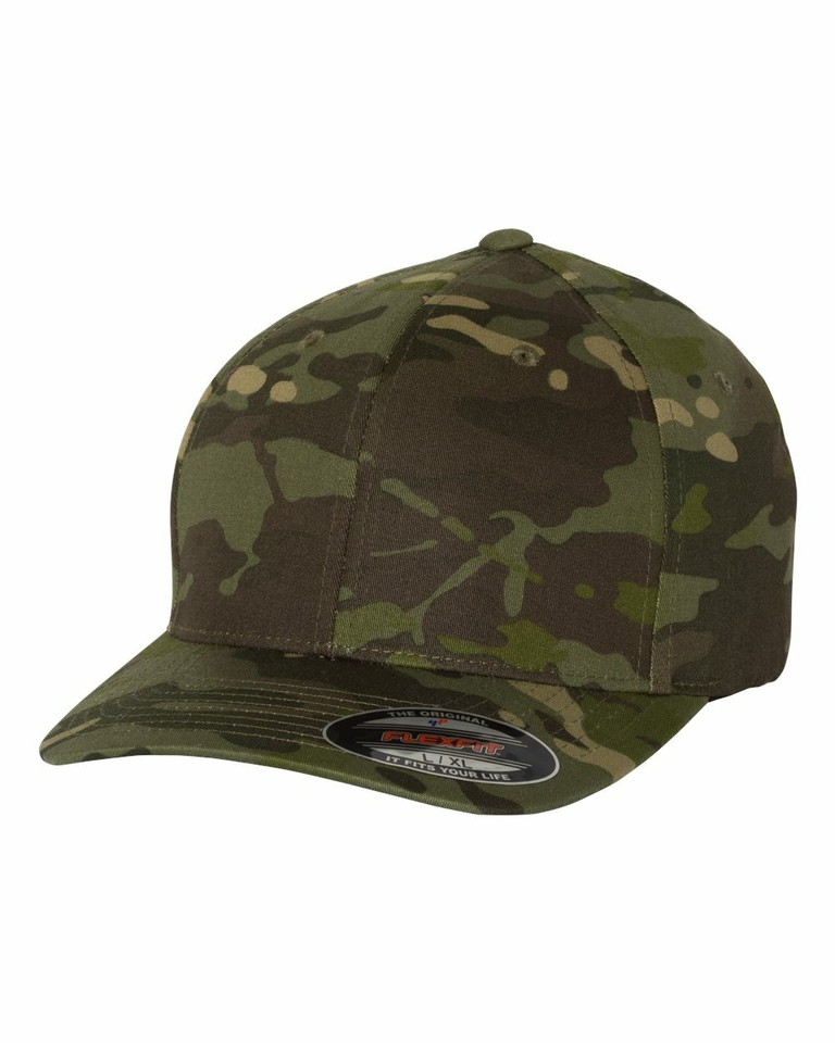 Flexfit Structured Twill Fitted Cap Baseball Hat 6277 | eBay