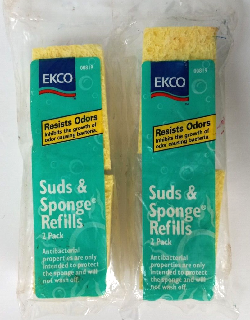 EKCO Suds & Sponge Refills of 24 Sponges Fits 00817 00821 for sale ...
