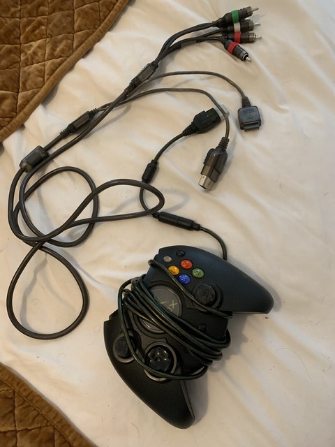 Original XBOX Fat Controller with Breakaway Cable UnTested | eBay