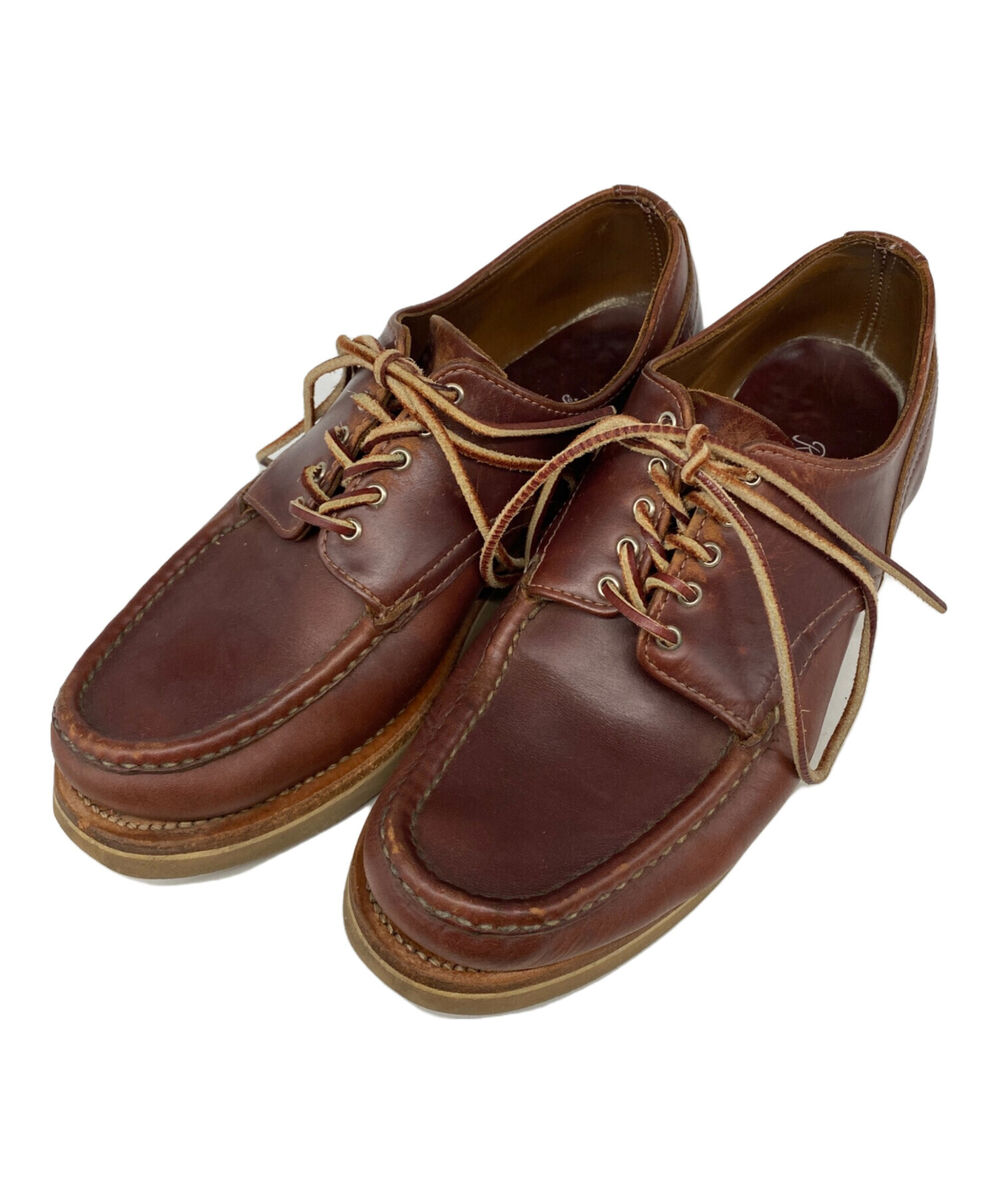 Russell moccasin Boots Oxford Boots Leather Brown Size US Russell moccasin Boots Oxford Boots Leather Brown Size US
