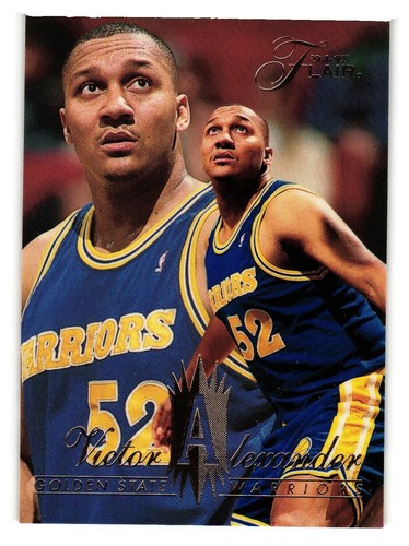 1994-95 Flair NBA Basketball Golden State Warriors Victor Alexander ...