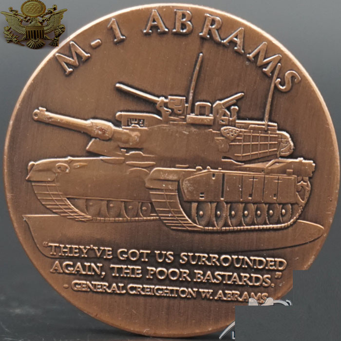 M-1 Abrams Main Battle Tank / US Army Military Challenge Coin | eBay