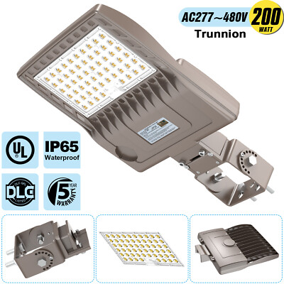 480V 200W LED Parking Lot Light Commercial Outdoor Shoebox Street Light ...