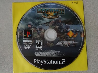 SOCOM 2 U.S. Navy Seals Sony Playstation 2 PS2 Game Disc Only Free Ship ...