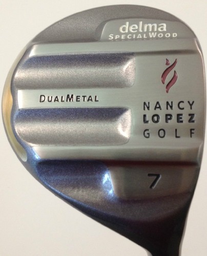 Nancy Lopez Delma Specialwood Dual Metal 7 Fairway Wood Graphite Shaft ...