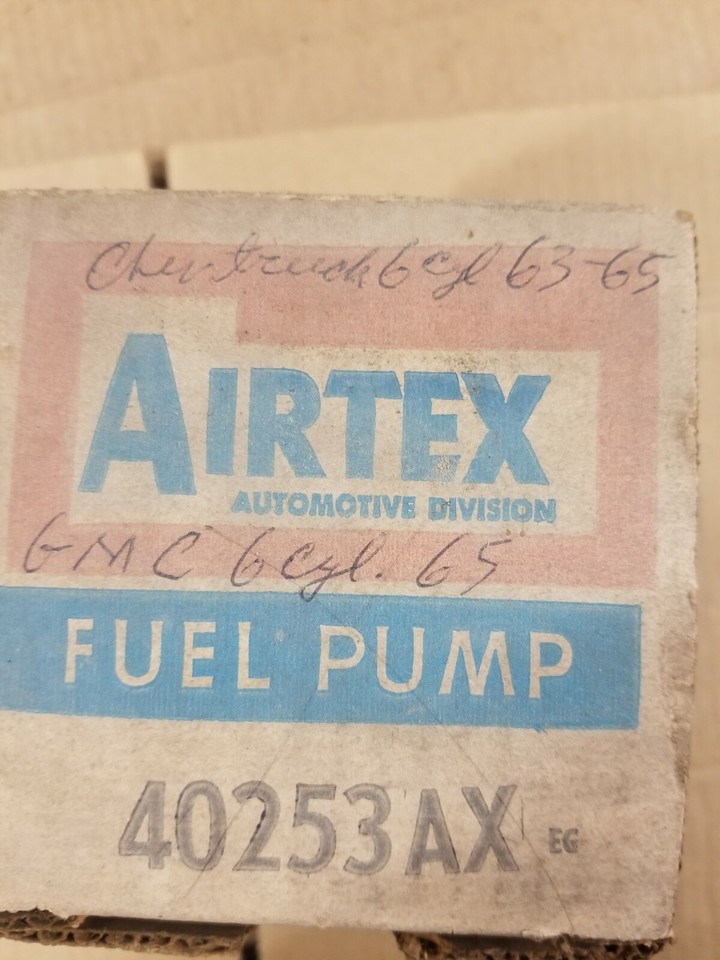 airtex 1963 gm truck fuel pump 6 cylinder airtex 40253 ax 1965 | eBay
