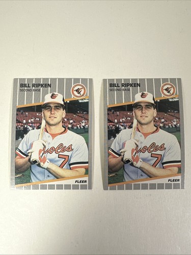 Lot (2) 1989 Fleer Bill Ripken Black Box #616 Baltimore Orioles | eBay