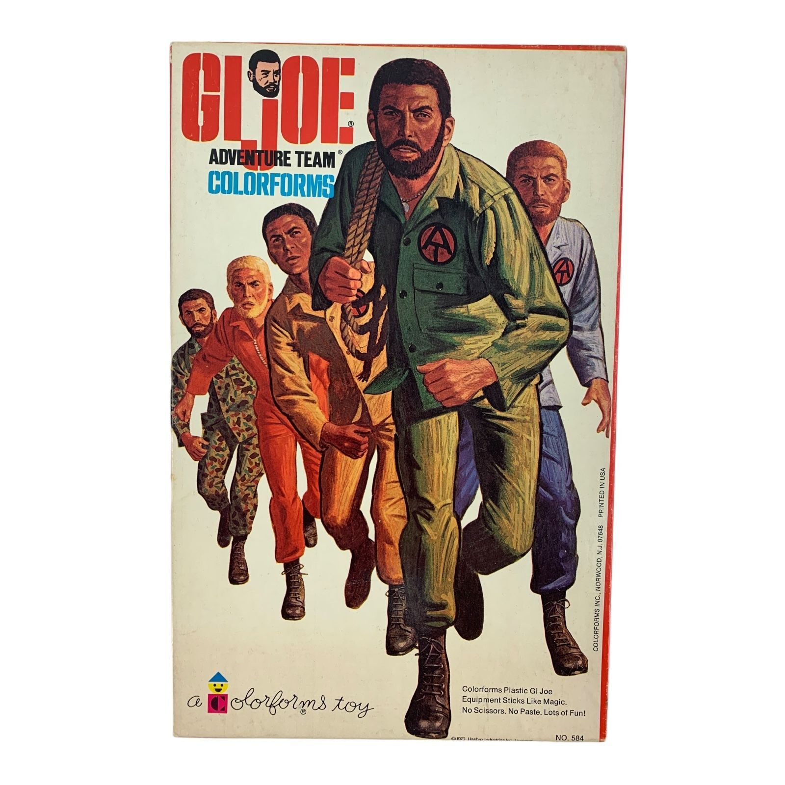 GI Joe Adventure Team Colorforms Acoloforms Toy 1973 No.584 USA Play ...