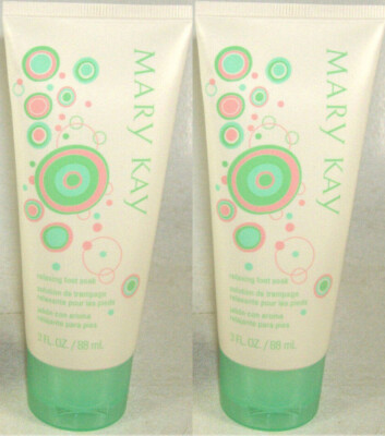 2 Mary Kay Foot Soak 3 oz ea You Deserve this Soothing *Buy 4 Get 4 ...