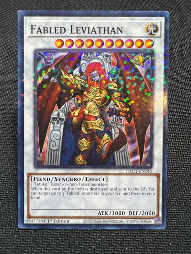 Fabled Leviathan (Duel Terminal) HAC1-EN145 Common YuGiOh | eBay