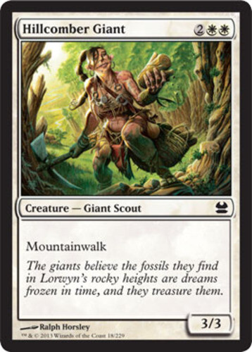 MTG: Hillcomber Giant [Moderately Played] Modern Masters Magic the ...