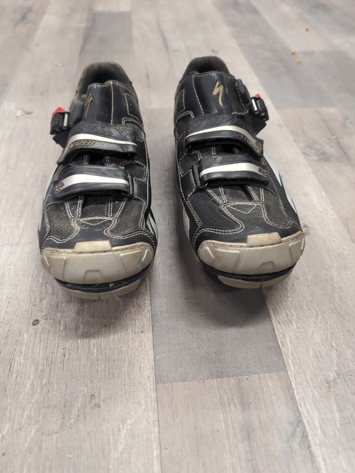 SPECIALIZED BODY GEOMETRY EU 45 US 12. RATCHETING SYSTEM CYCLING SHOES ...