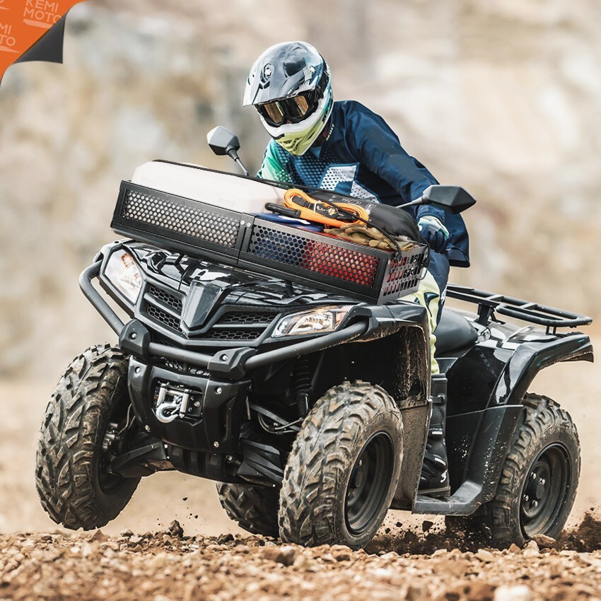 ATV Front Rack Gear Basket Storage Rack For Polaris Sportsman Yamaha ...