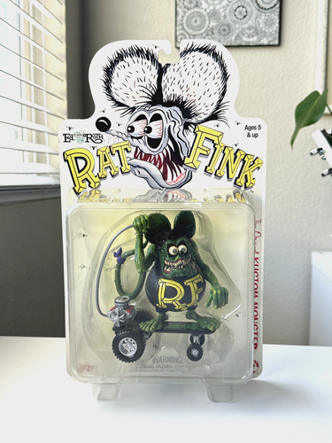 RAT FINK "Rat-a-tude" ON SKATEBOARD - Jonzo Ed Roth Sideshow Toys ...