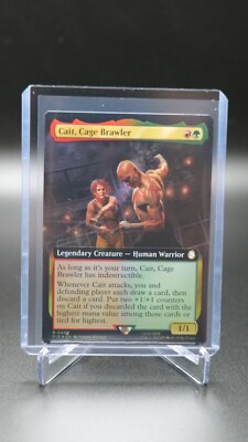 Cait, Cage Brawler (Extended Art) (Foil) - MTG: Fallout | eBay