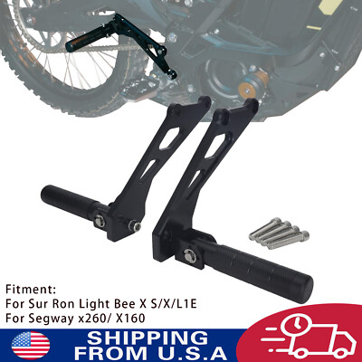 Surron Rear Foot Pegs Kit Pedals Rests with Bracket For Sur Ron Light ...