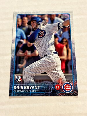 2015 TOPPS KRIS BRYANT #616 PHOTO VARIATION ROOKIE CUBS SP B2 | eBay
