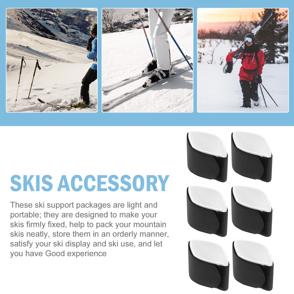 6 Pcs Nylon Skis Belt Snowmobile Snowboard Accessories Repair Miss | eBay