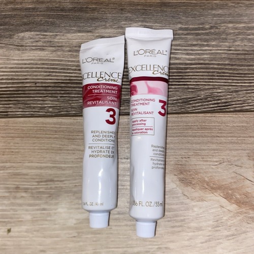 Loreal Paris Excellence Creme Conditioning Hair Treatment #3 Tube Set ...