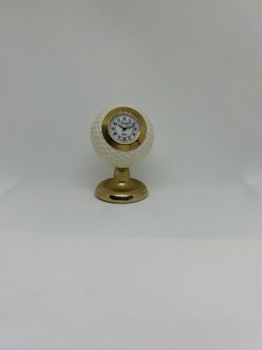 Gold & White Golf Ball Clock(no battery inside) | eBay