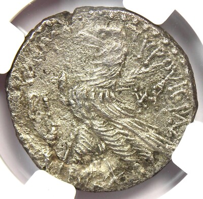 Phoenicia Tyre AR Shekel Bible Coin Melkart Eagle 126 BC - 65 AD - NGC ...