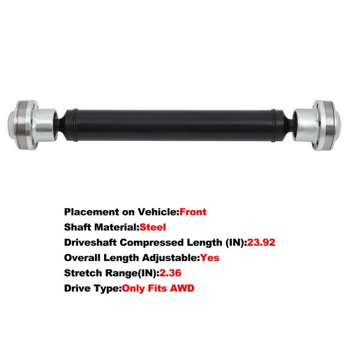 Prop Drive Prop Shaft for Mercedes Benz W164 ML350 GL350 R350 ...
