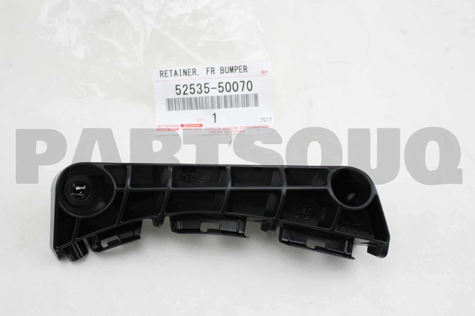 5253550070 Genuine Toyota RETAINER, FRONT BUMPER SIDE, RH 52535-50070 ...