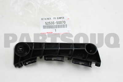 5253550070 Genuine Toyota RETAINER, FRONT BUMPER SIDE, RH 52535-50070 ...