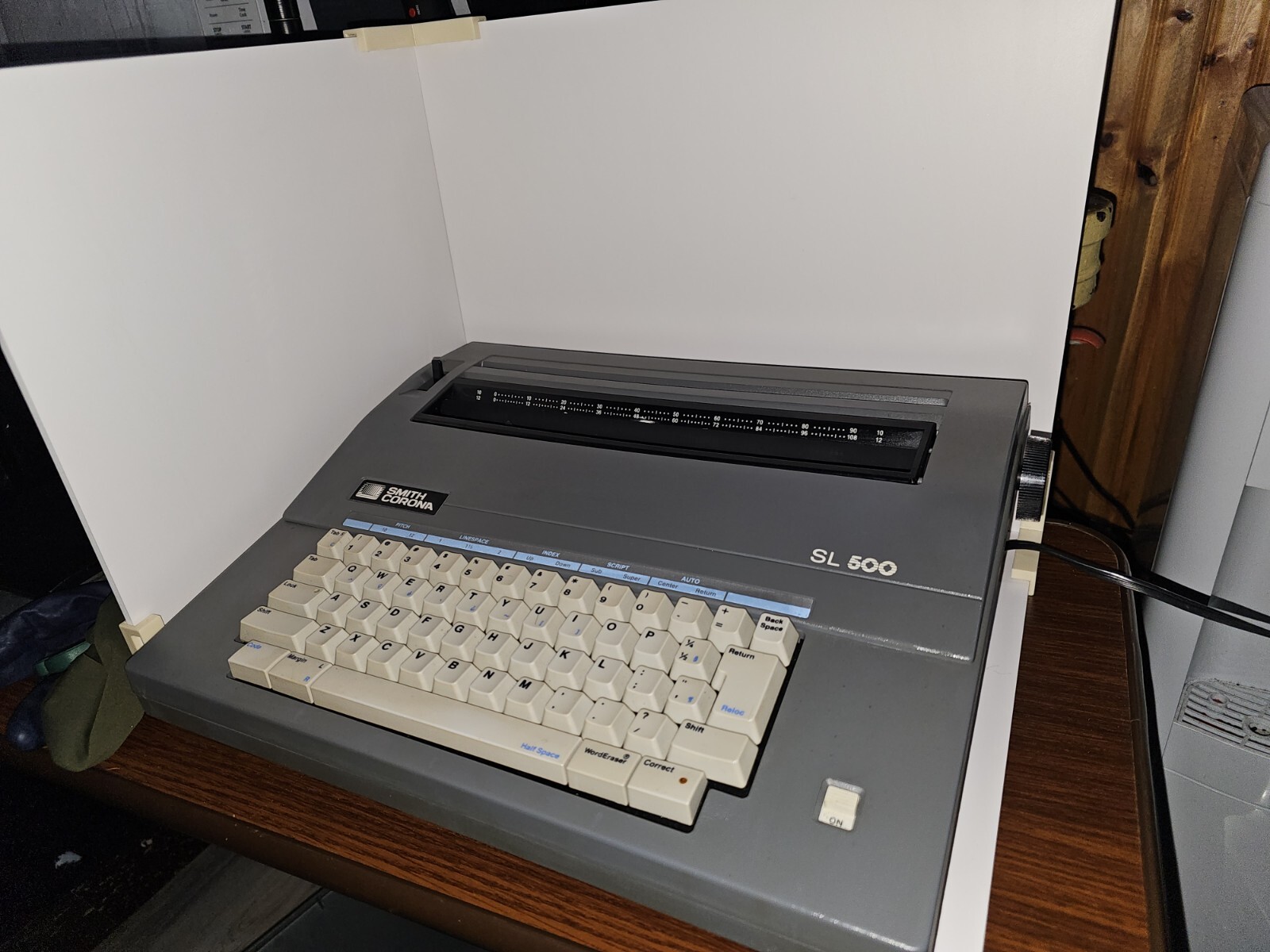Smith Corona Electric Typewriter SL 500 With Cover Tested But No INK ...